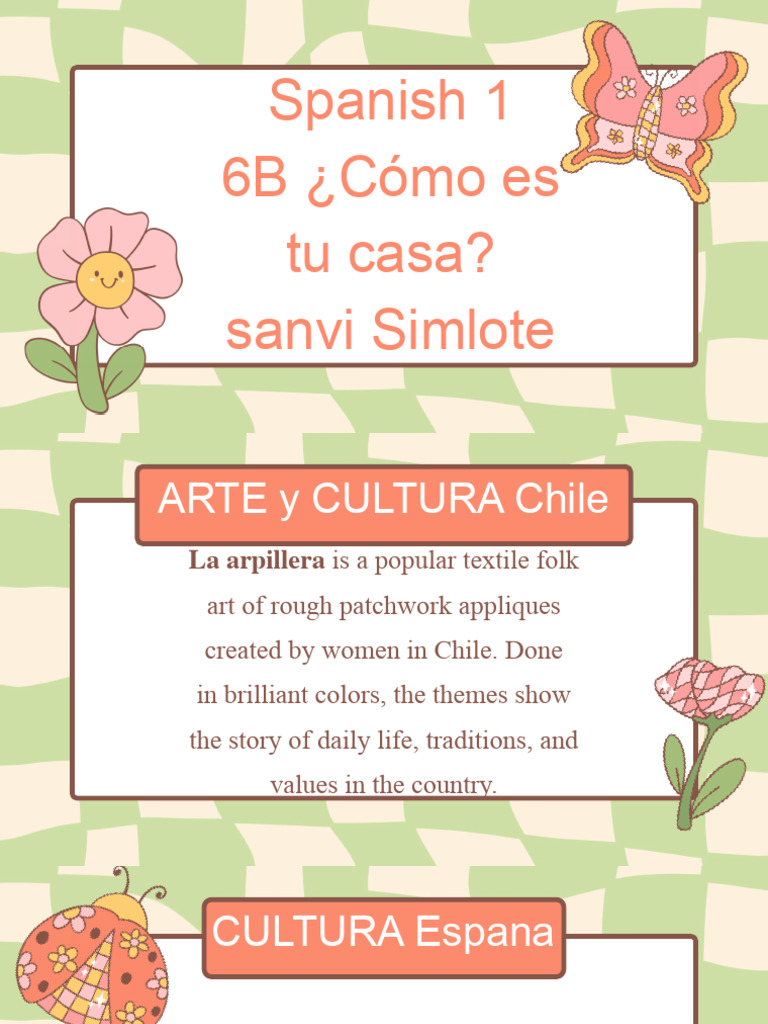 Spanish 1 6B ¿Cómo Es Tu Casa? Sanvi Simlote | PDF