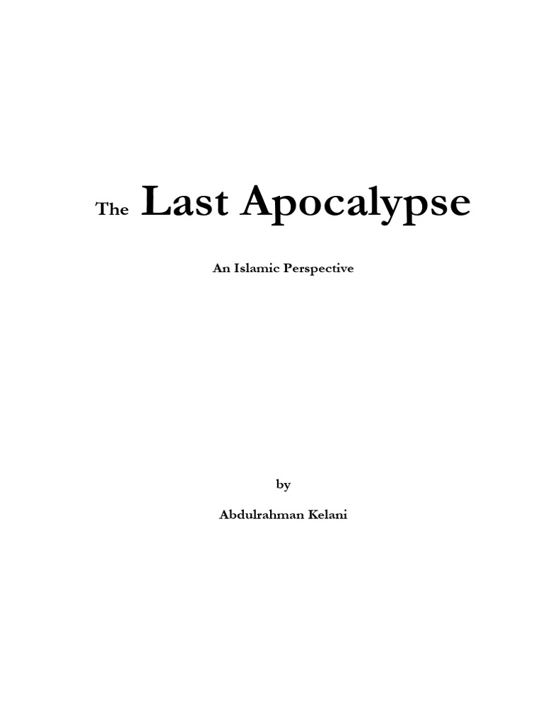 The Last Apocalypse: An Islamic Perspective | PDF | Shia Islam | Hadith