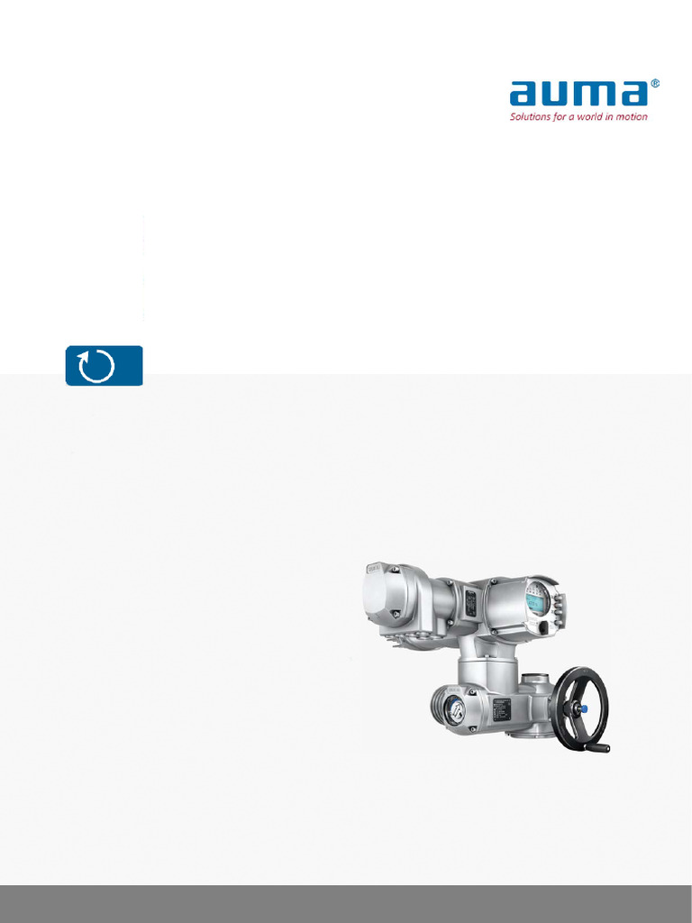 AUMA Actuator Control Installation Guide | PDF | Actuator | Electrical ...