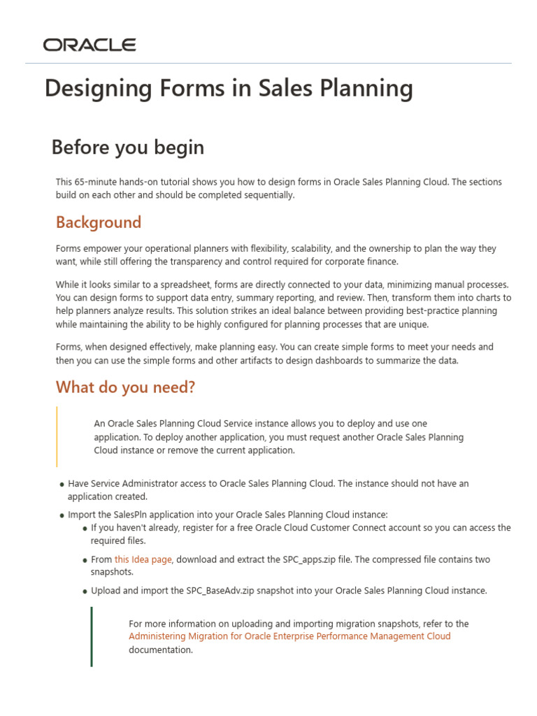 Designing Forms in Sales Planning Title | PDF | Cloud Computing | Menu ...