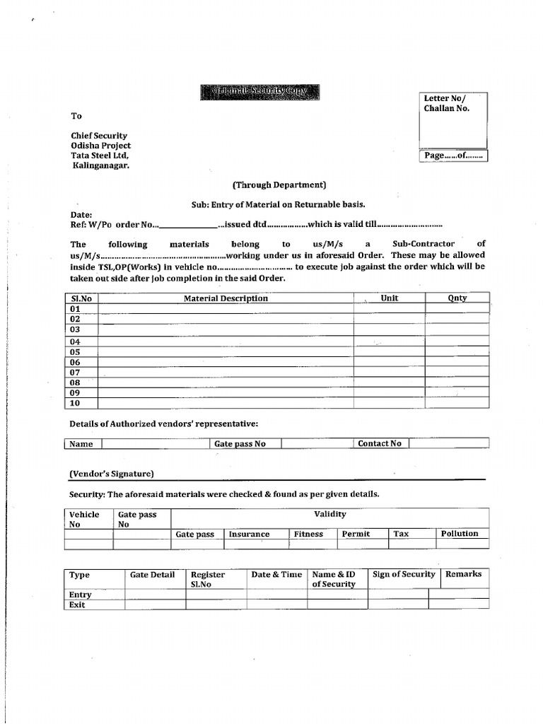 3 Copy Manual Challan | PDF