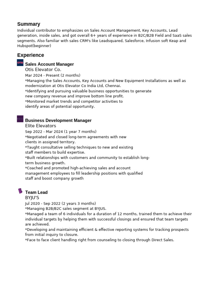 Sales Management Expertise Overview | PDF | Sales | Business