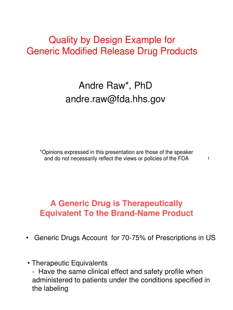 Generic Modified Release Drug Products | Generic Drug | Pharmaceutical ...