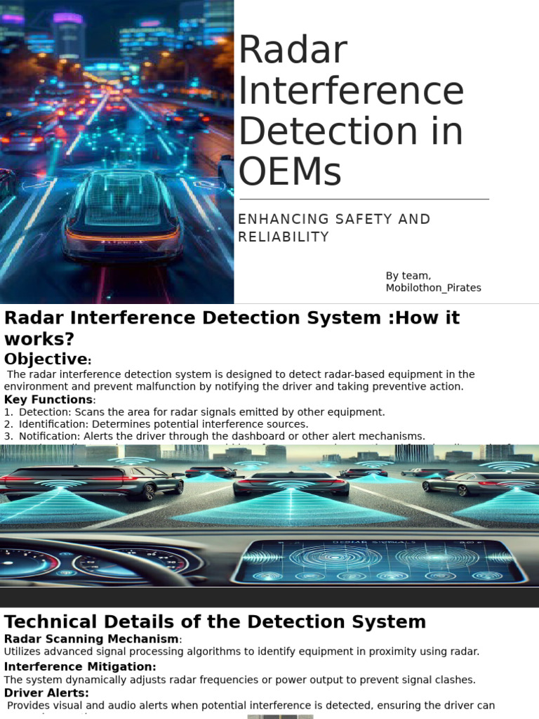 Radar Interference Detection in OEMs | PDF | Radar