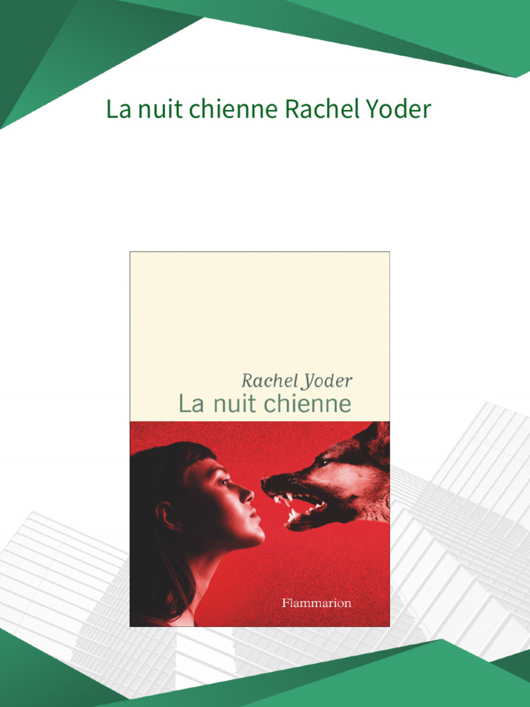 La Nuit Chienne Rachel Yoder | PDF | Flint