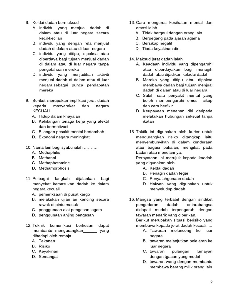 Keldai Dadah Bermaksud | PDF