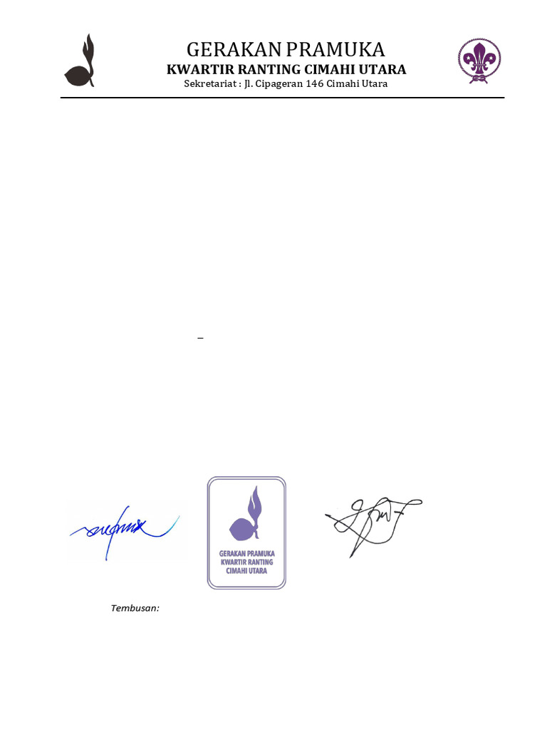 209 Surat Tembusan Disdik Dan Rekomendasi Kegiatan KMD | PDF