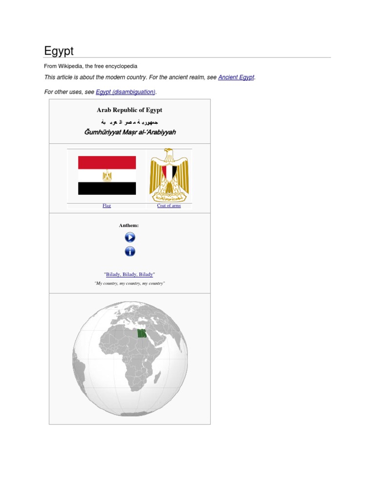 Egypt | PDF | New Kingdom Of Egypt | Eighteenth Dynasty Of Egypt