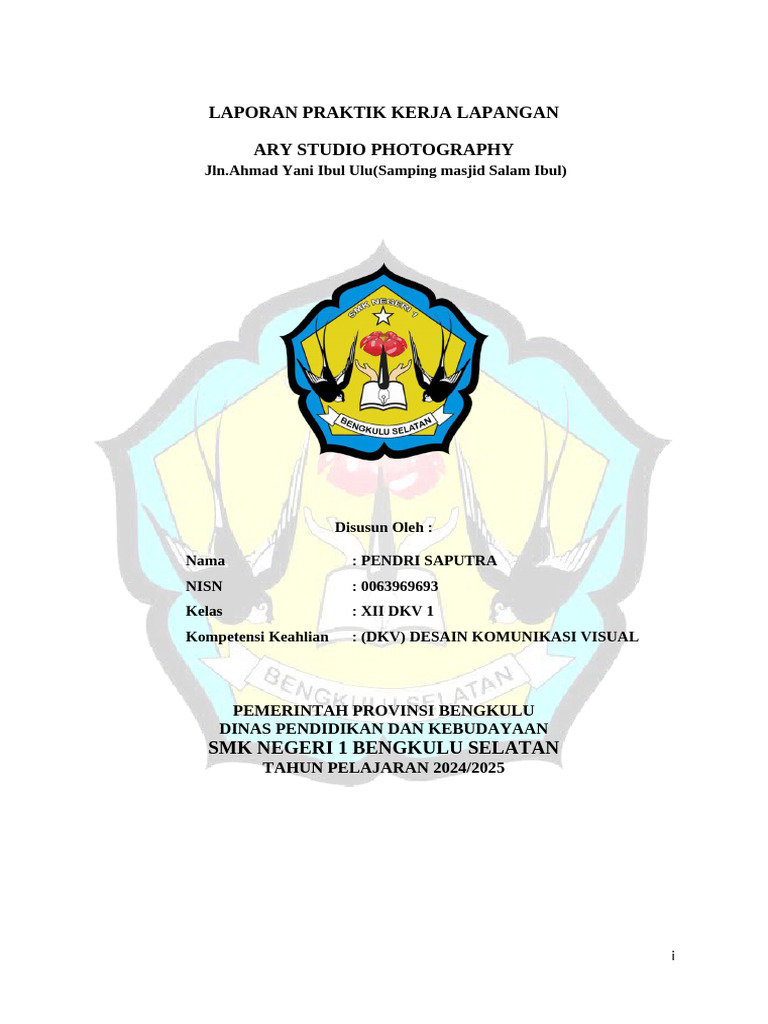 HASIL LAPORAN AKHIR PENDRI TERBARU 52 | PDF