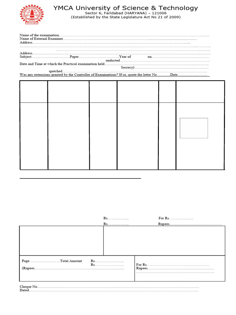 Remuneration Bill For Practical Examinations of All Classes | PDF