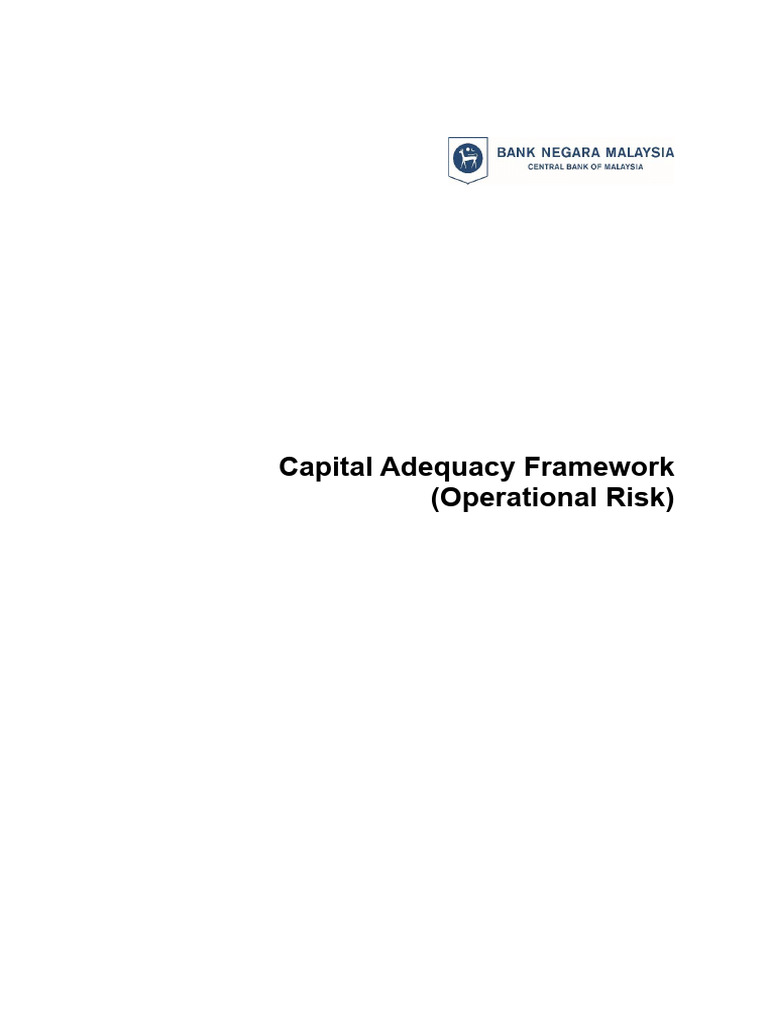 PD Capital Adequacy Framework Operational Risk 0324 | PDF | Expense ...