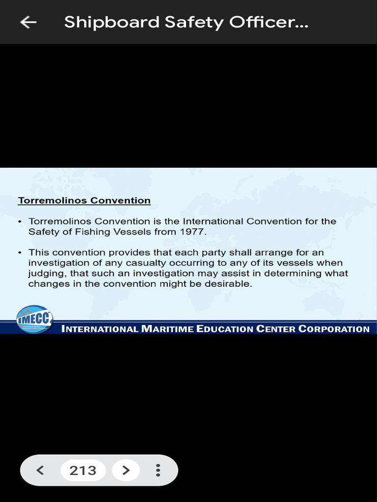 Shipboard Safety Officer Course - PPTX - Google Sli | PDF