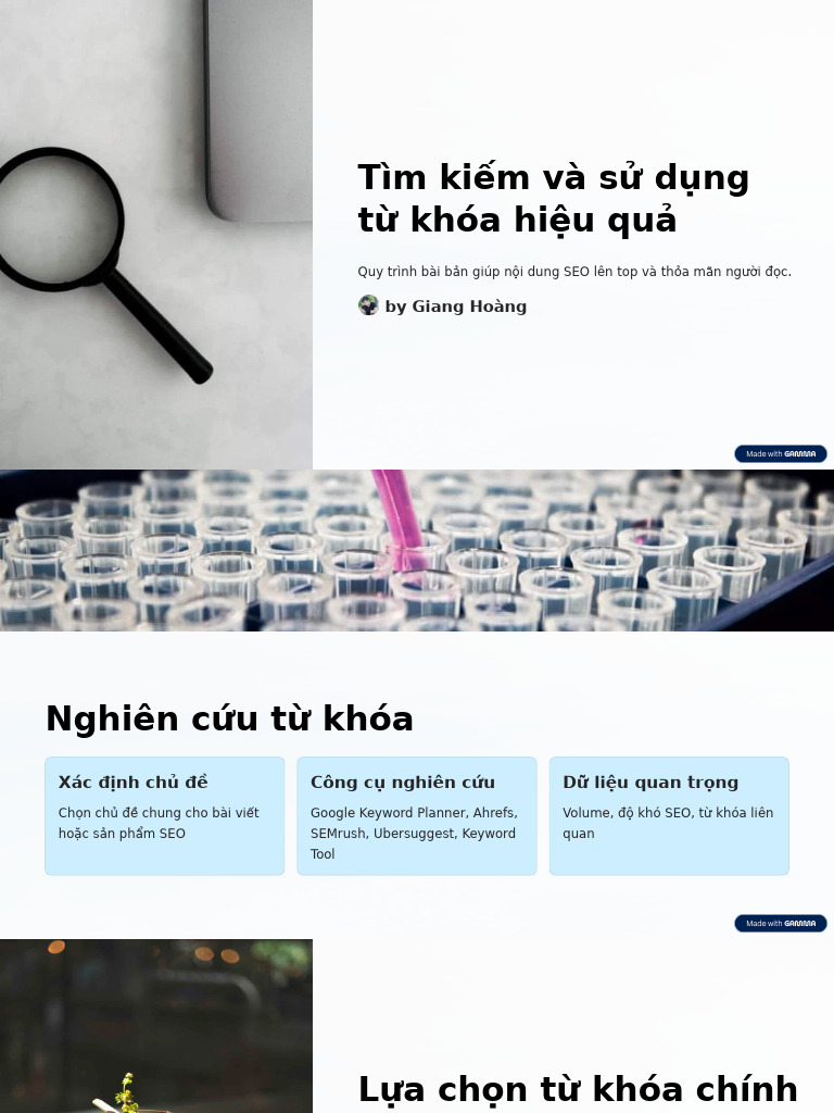 Tim Kiem Va Su Dung Tu Khoa Hieu Qua | PDF