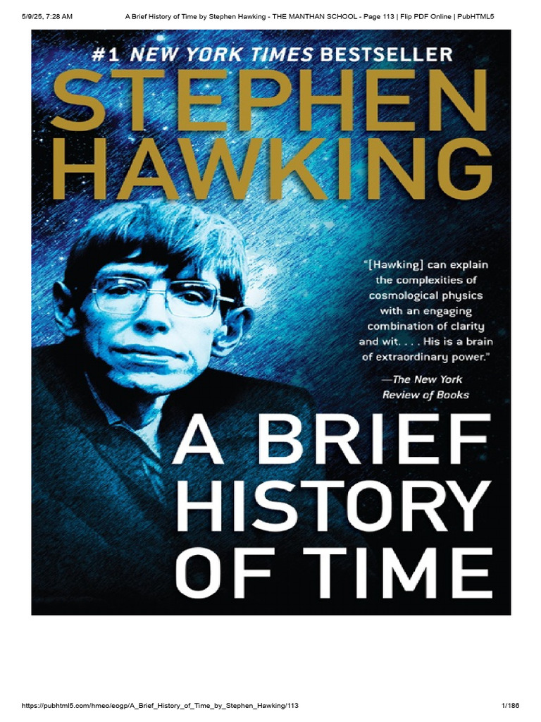 A Brief History of Time - Stephen Hawkings | PDF | Written ...