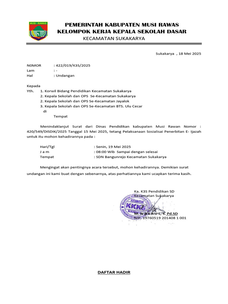 Undangan E-Ijazah | PDF
