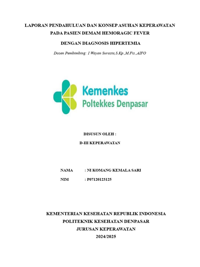 LP Penyakit DHF | PDF