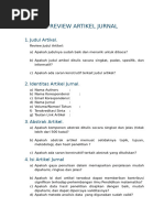 Template Review Jurnal | PDF