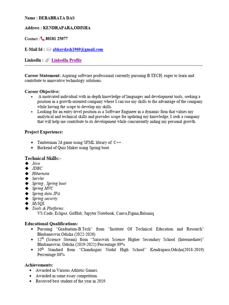 DD Resume.. Compressed | PDF