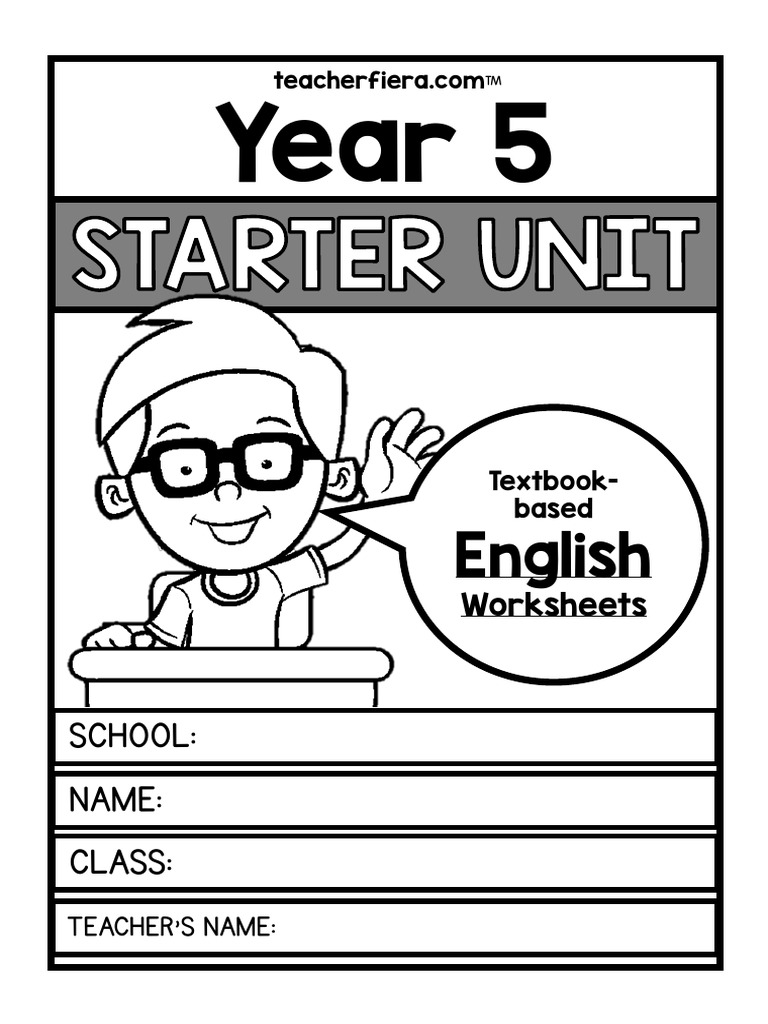 Year 5 Free Time Vocabulary Worksheets | PDF | Language Mechanics ...