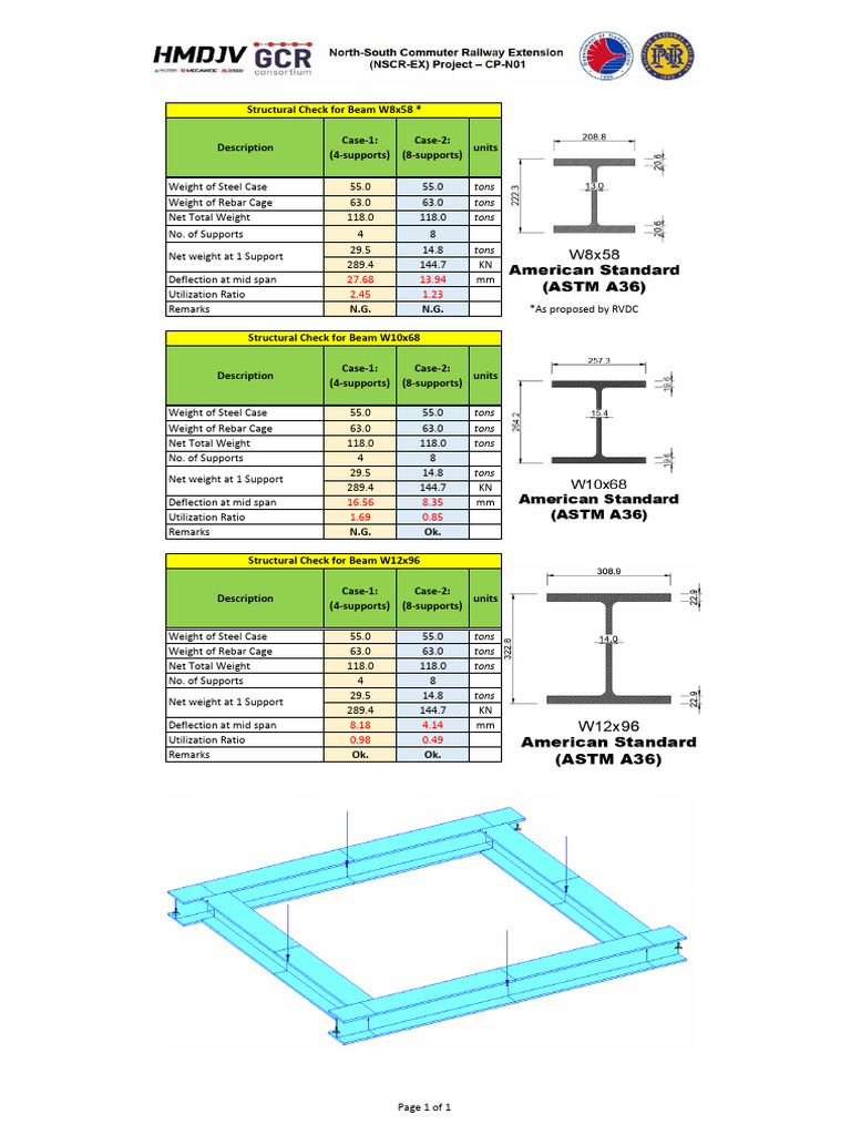 Lifting Frame Structural Check - r3 | PDF | Civil Engineering ...
