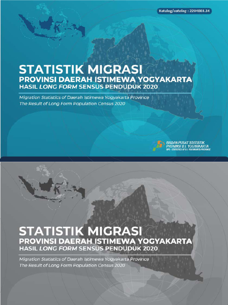 Statistik Migrasi Provinsi Daerah Istimewa Yogyakarta Hasil Long Form ...