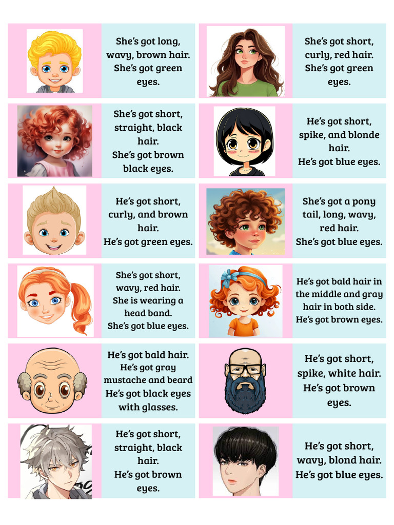 Describing Hair Activity | PDF