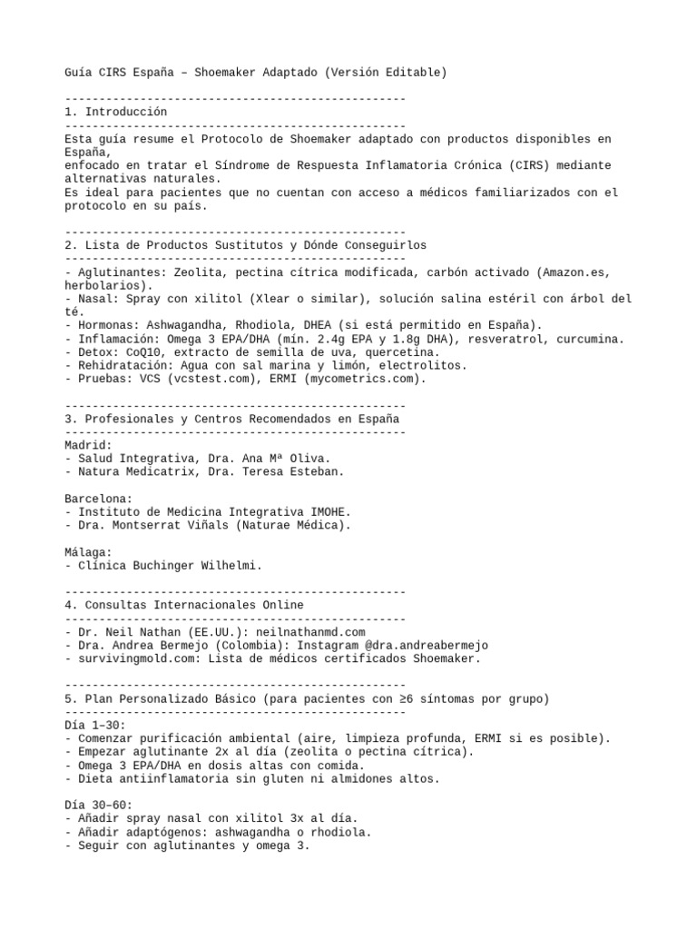 Guia CIRS Shoemaker Adaptado | PDF