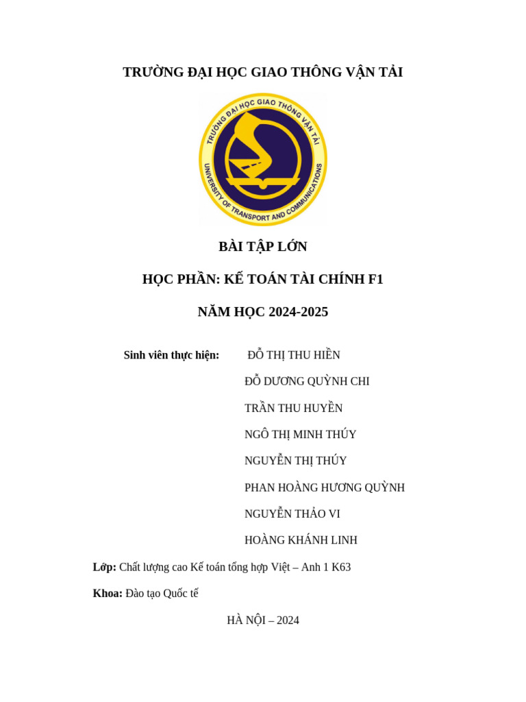 BTL chương 4 KTTC | PDF