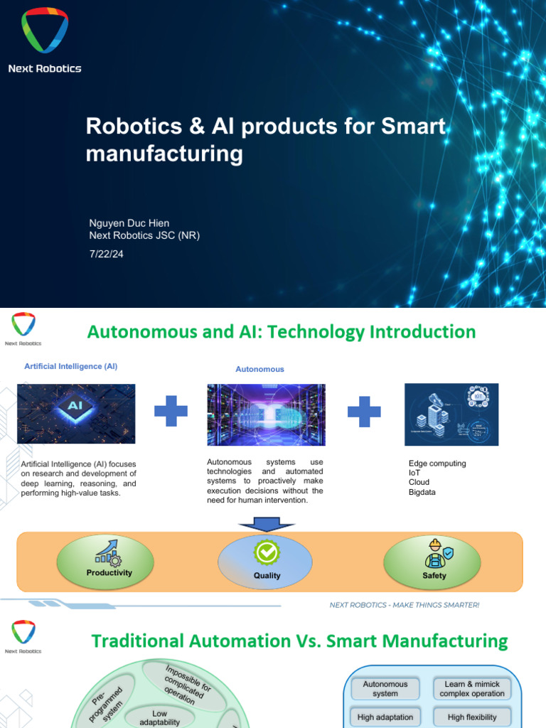 1.5 Robust Smart Manufacturing by Using AI & Robotics Product - Next ...
