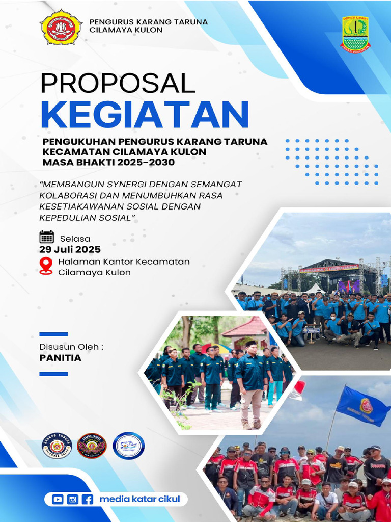 Proposal - Pengukuhan Katar Cikul 2025 | PDF