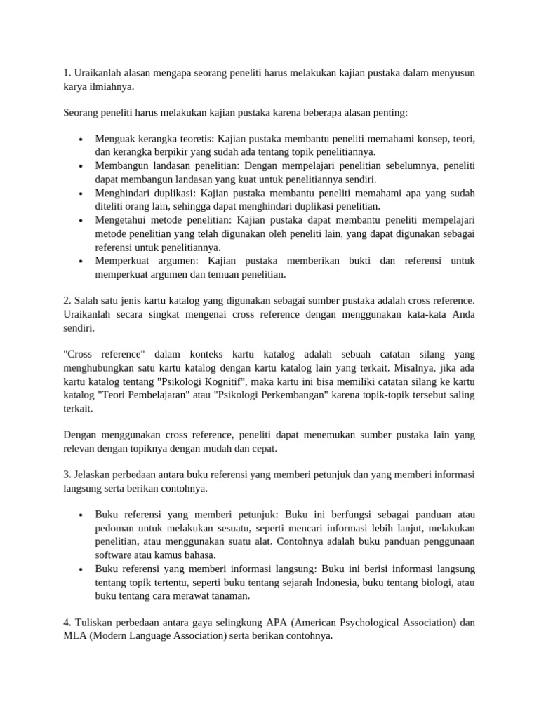 Tugas 1 Teknik Penulisan Karya Ilmiah | PDF