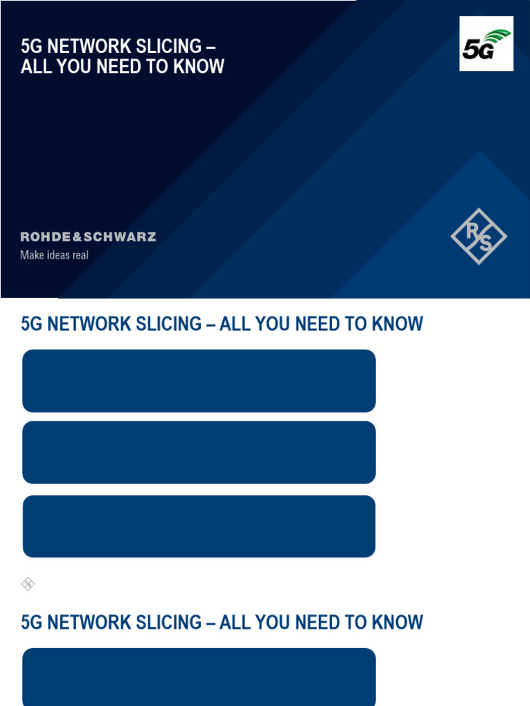 5G Network Slicing - All You Need To Know | PDF | Computer Architecture ...