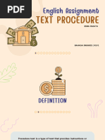 Understanding Procedure Texts | PDF | Automated Teller Machine ...