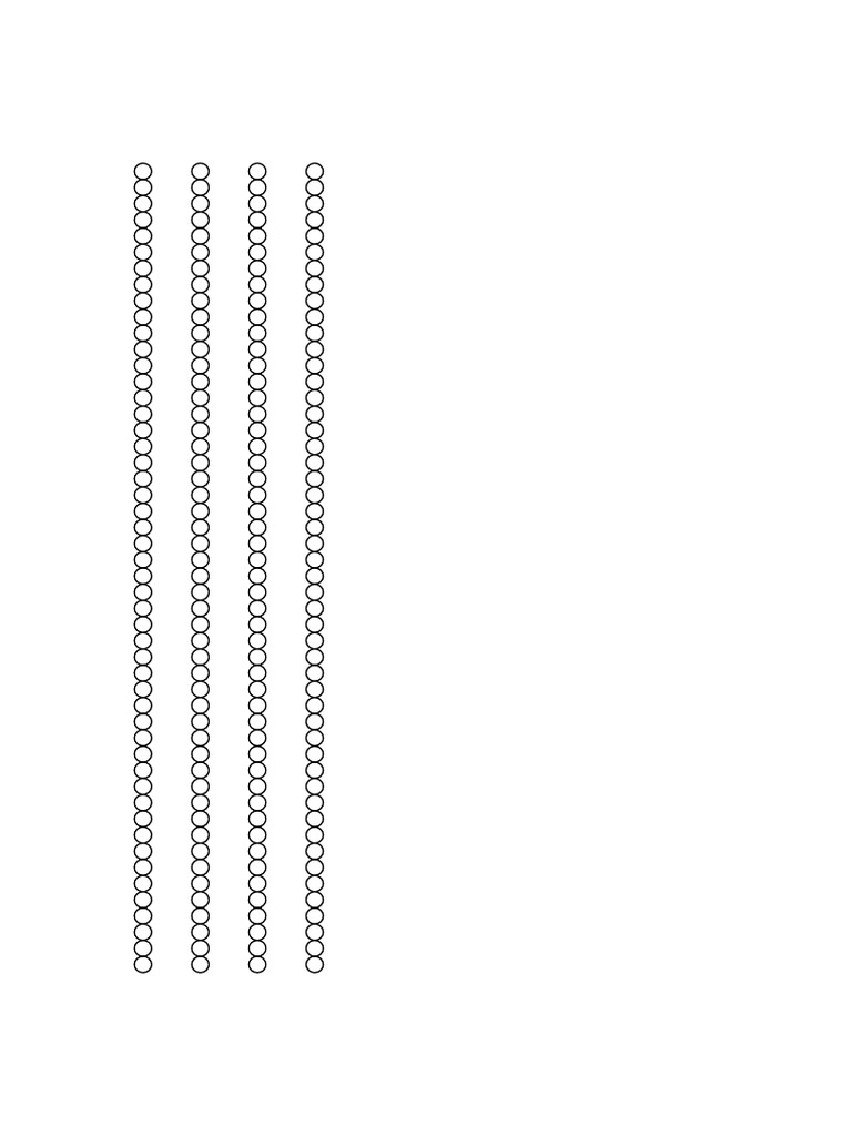 OMR Answer Sheet for 100 Questions | PDF