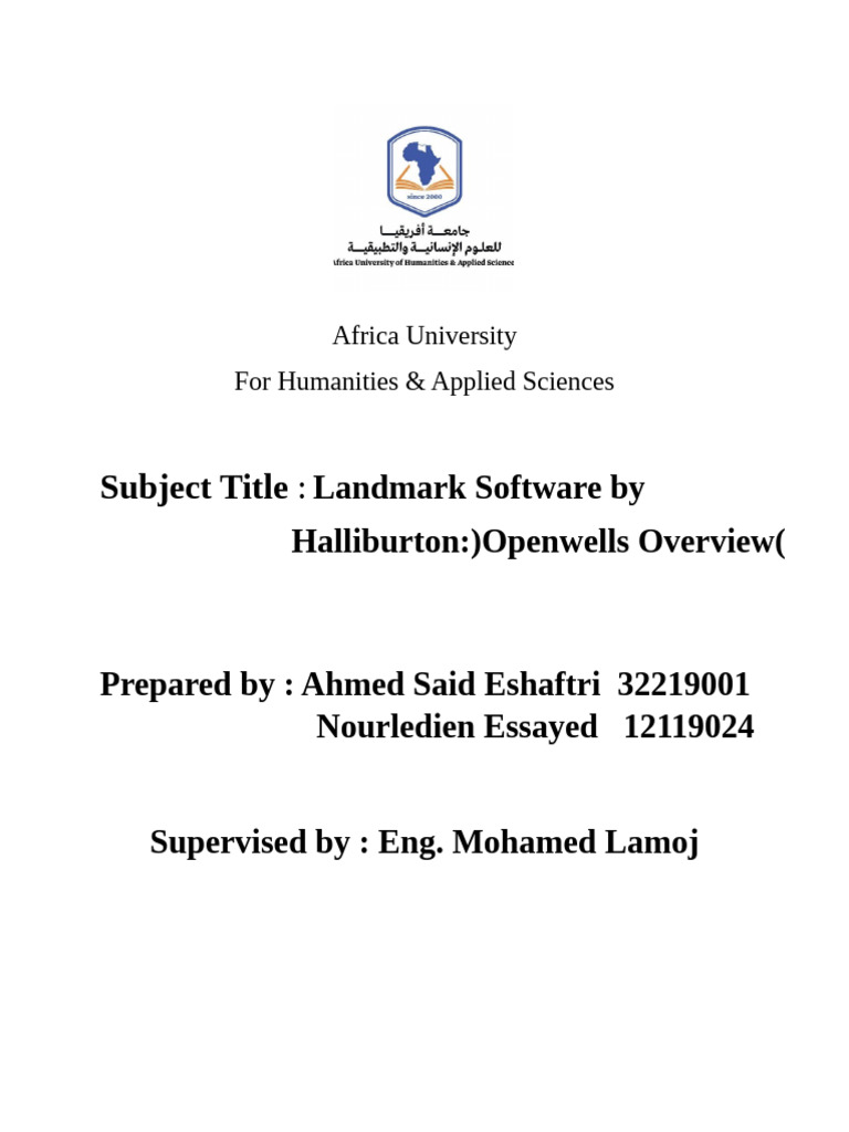OpenWells: Key Software for Drilling | PDF | Oil Well | Automation