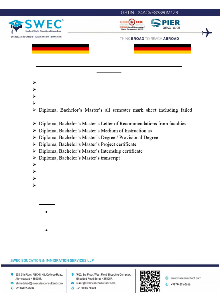 University Application Checklist | PDF