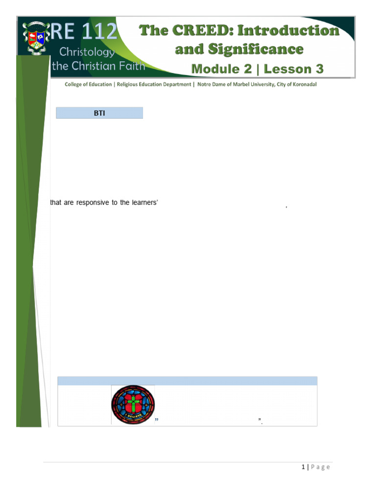 Understanding Catholic Creeds Explained | PDF | Creed | Catholic Church