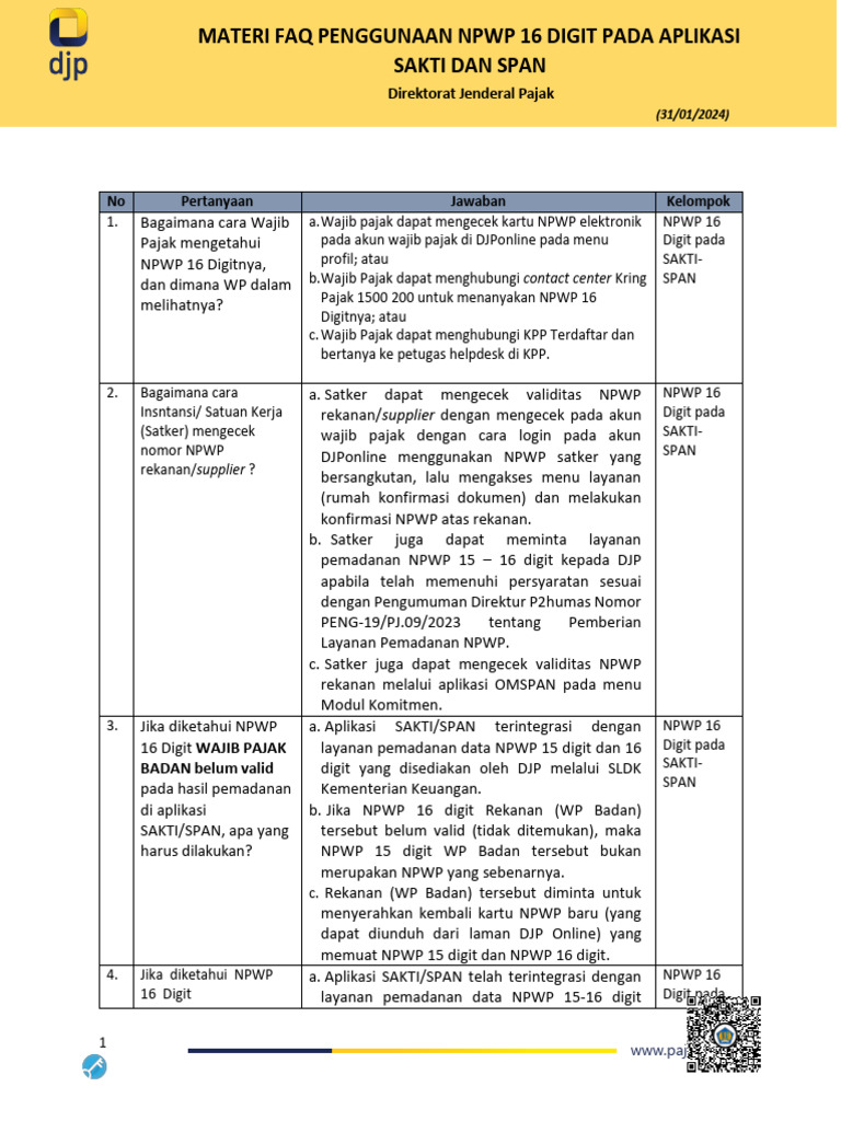 PajakAKTI SPAN PDF | PDF