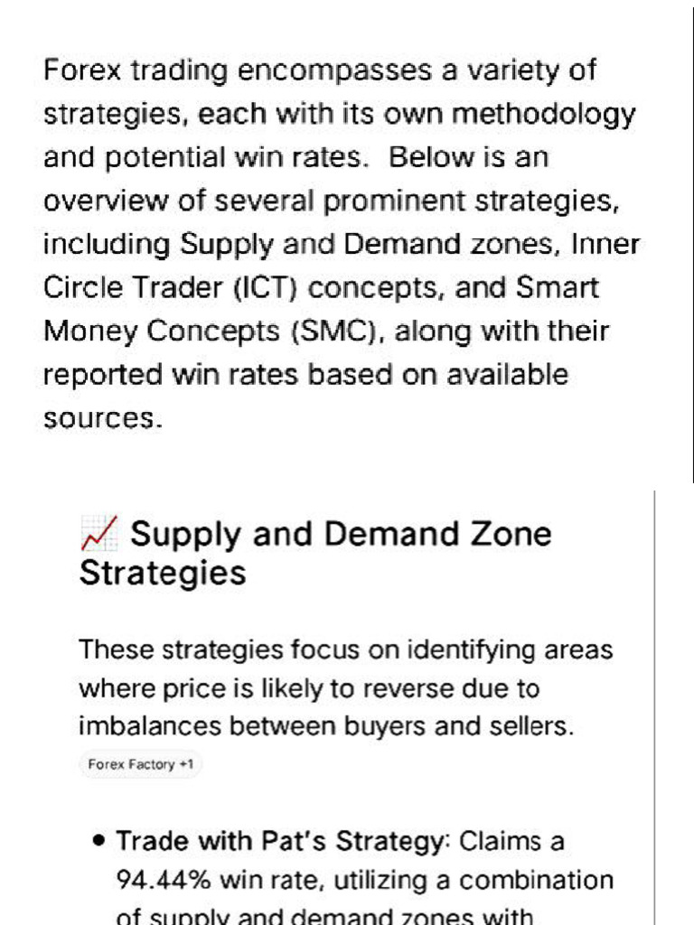 3 Main Trading Strategies | PDF