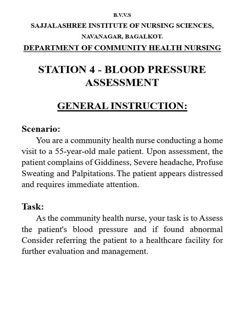Blood Pressure Assessment Guidelines | PDF