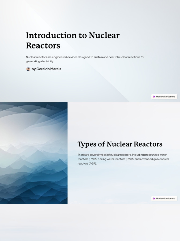 Overview of Nuclear Reactors Explained | PDF