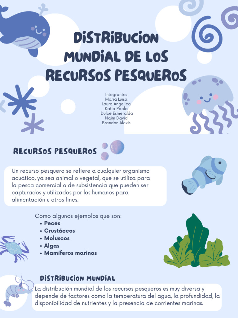 Recursos Pesqueros Equipo 5 | PDF