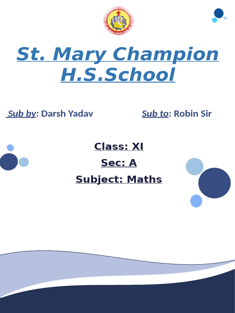 Intro Maths | PDF