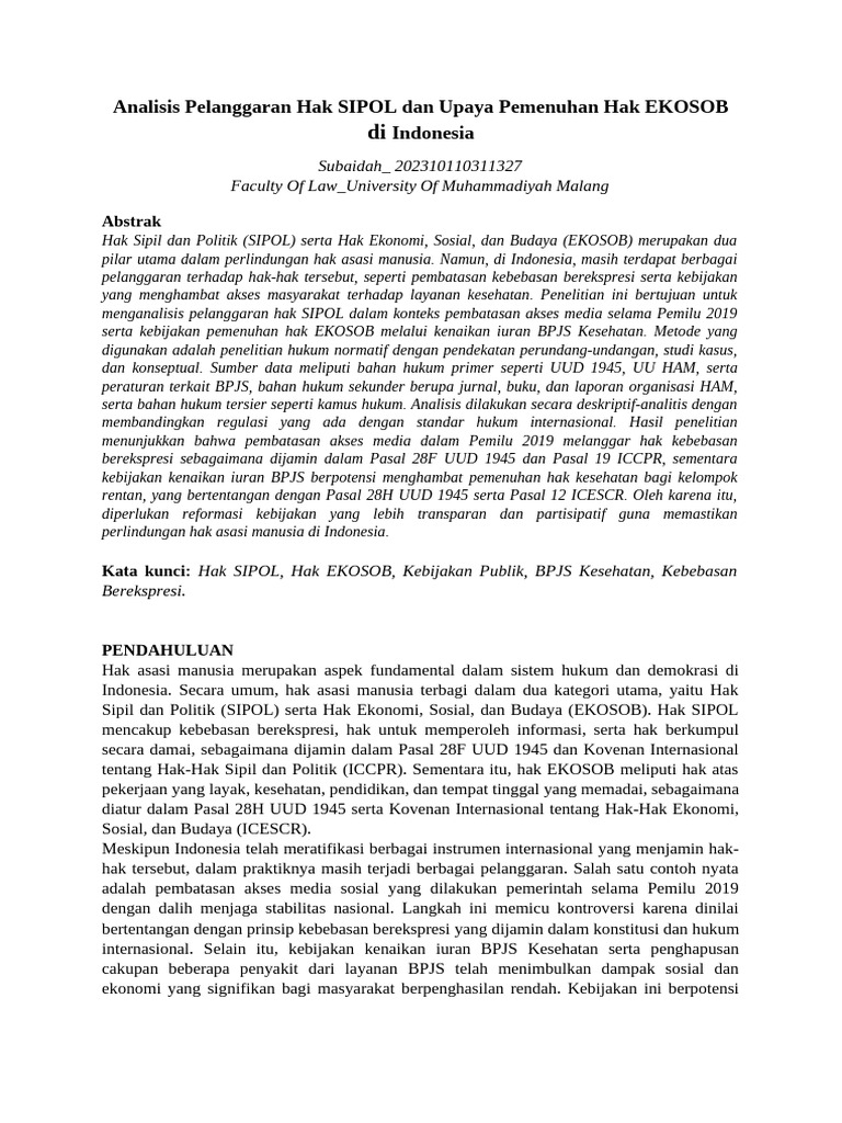 Paper Analisis | PDF