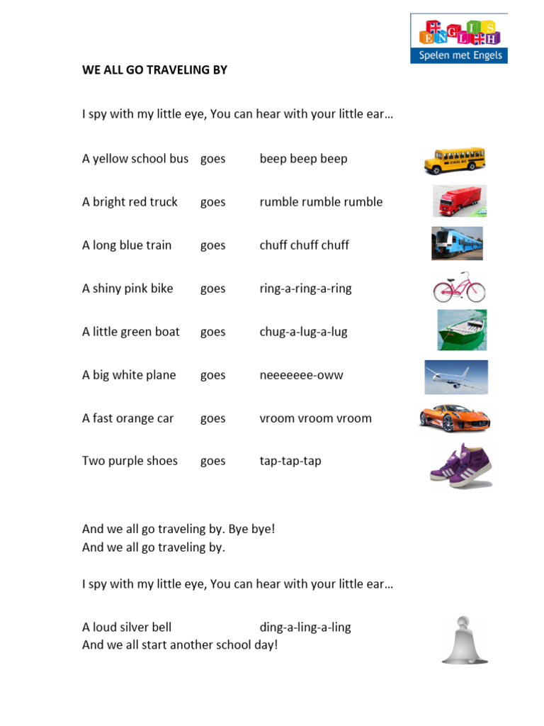 We All Go Traveling by Lyrics | PDF