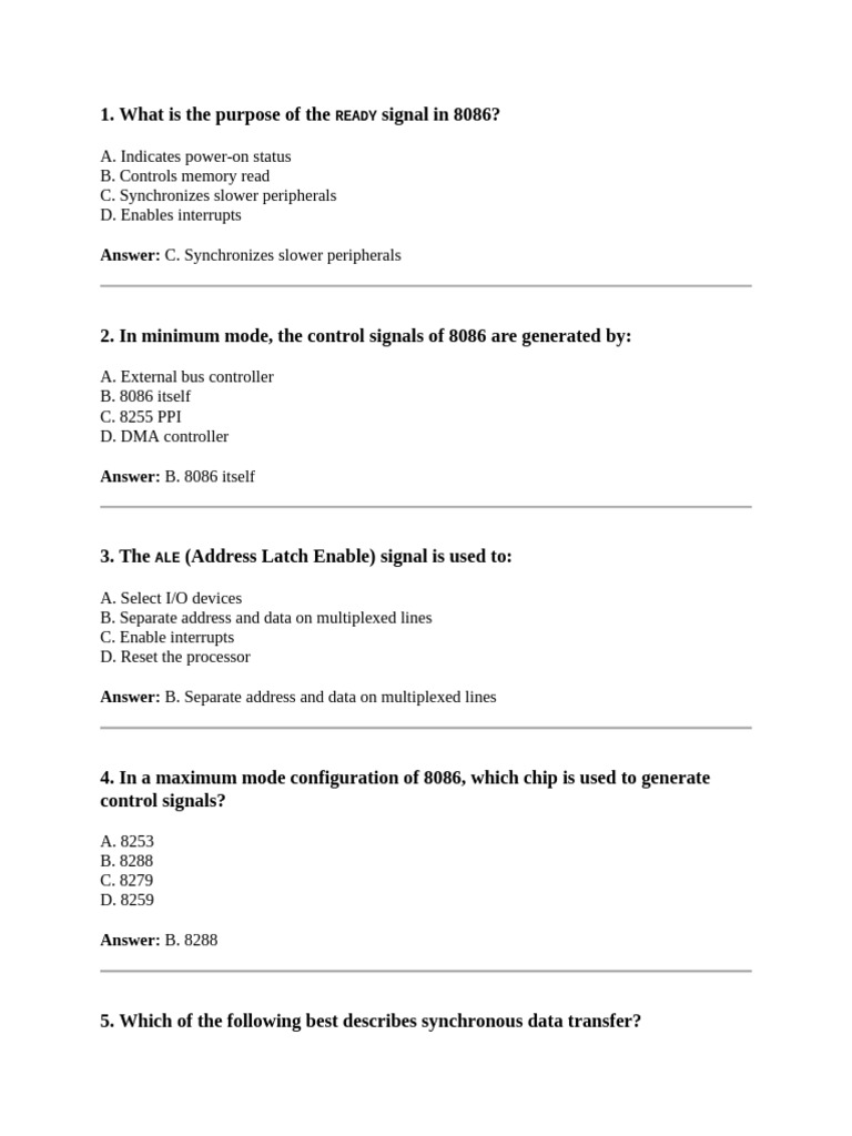 MPMC CSE Unit 2 MCQ | PDF
