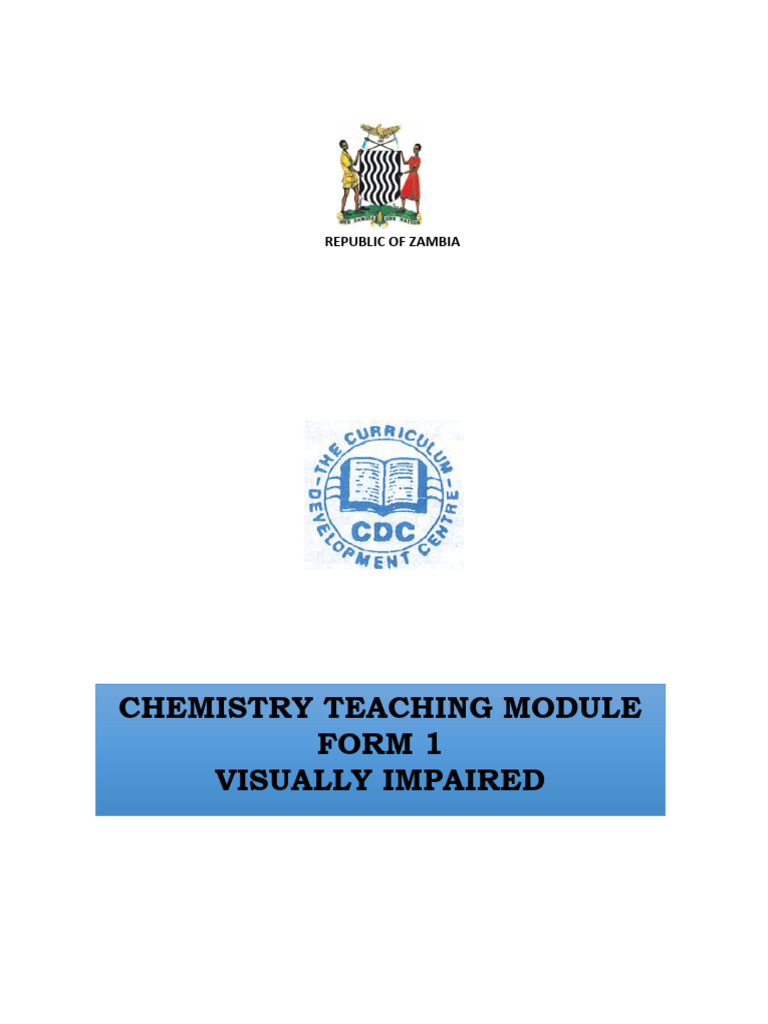 Form 1 Term 2-3 Adapted Chemistry Module 1 - Vi | PDF | Atoms | Plasma ...