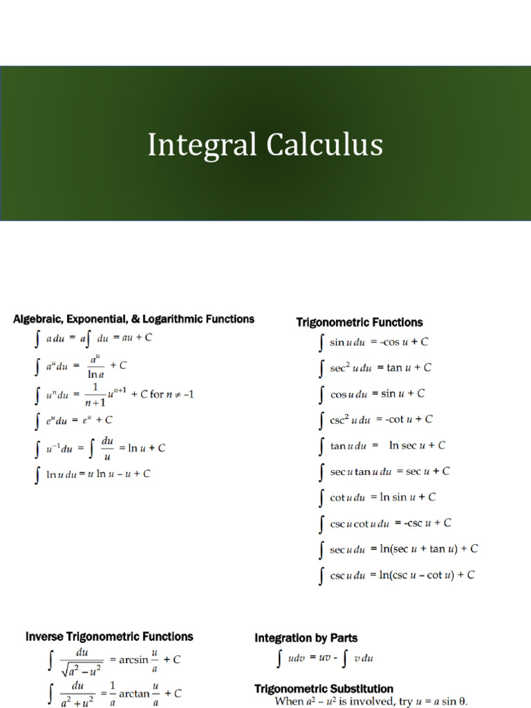 Lecture 05 - Integral Calculus | PDF | Area | Cartesian Coordinate System