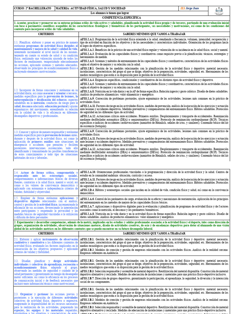 24 25 2bach | PDF | Enseñando | Evaluación