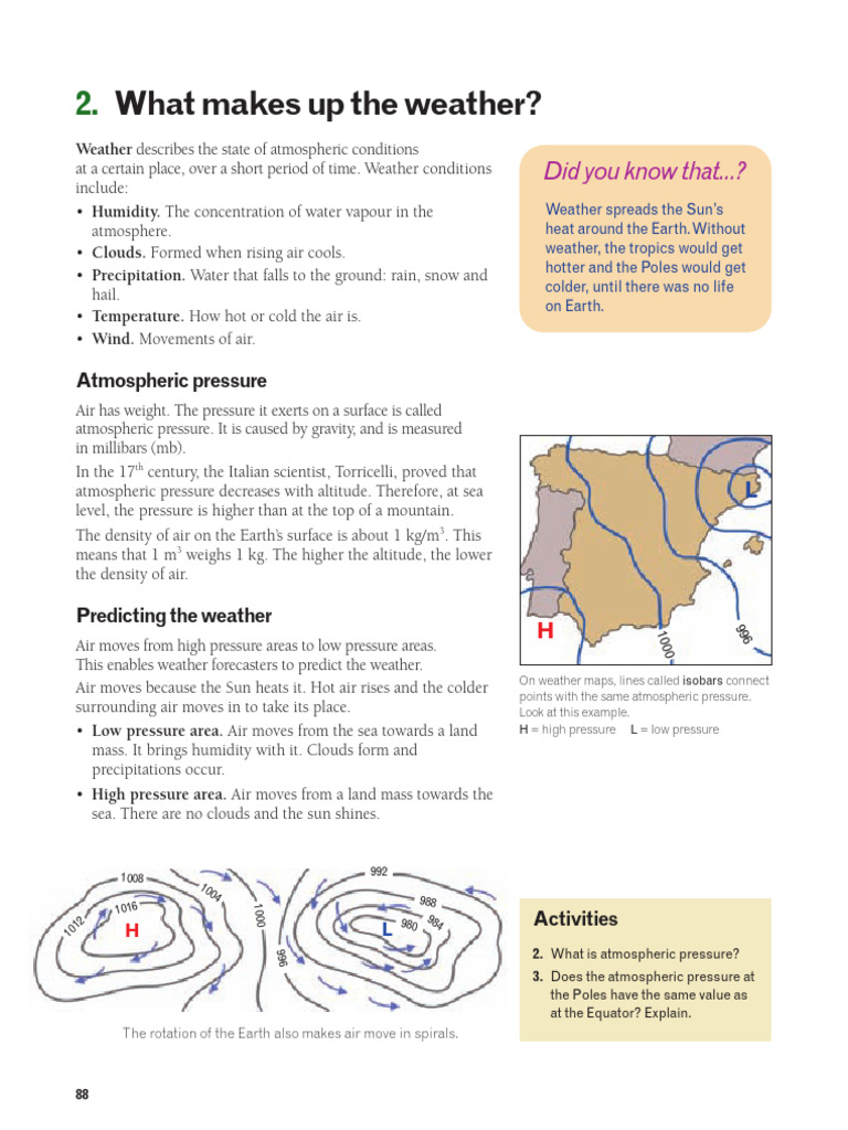 What Makes Up The Weather | PDF | Atmosphere Of Earth | Weather